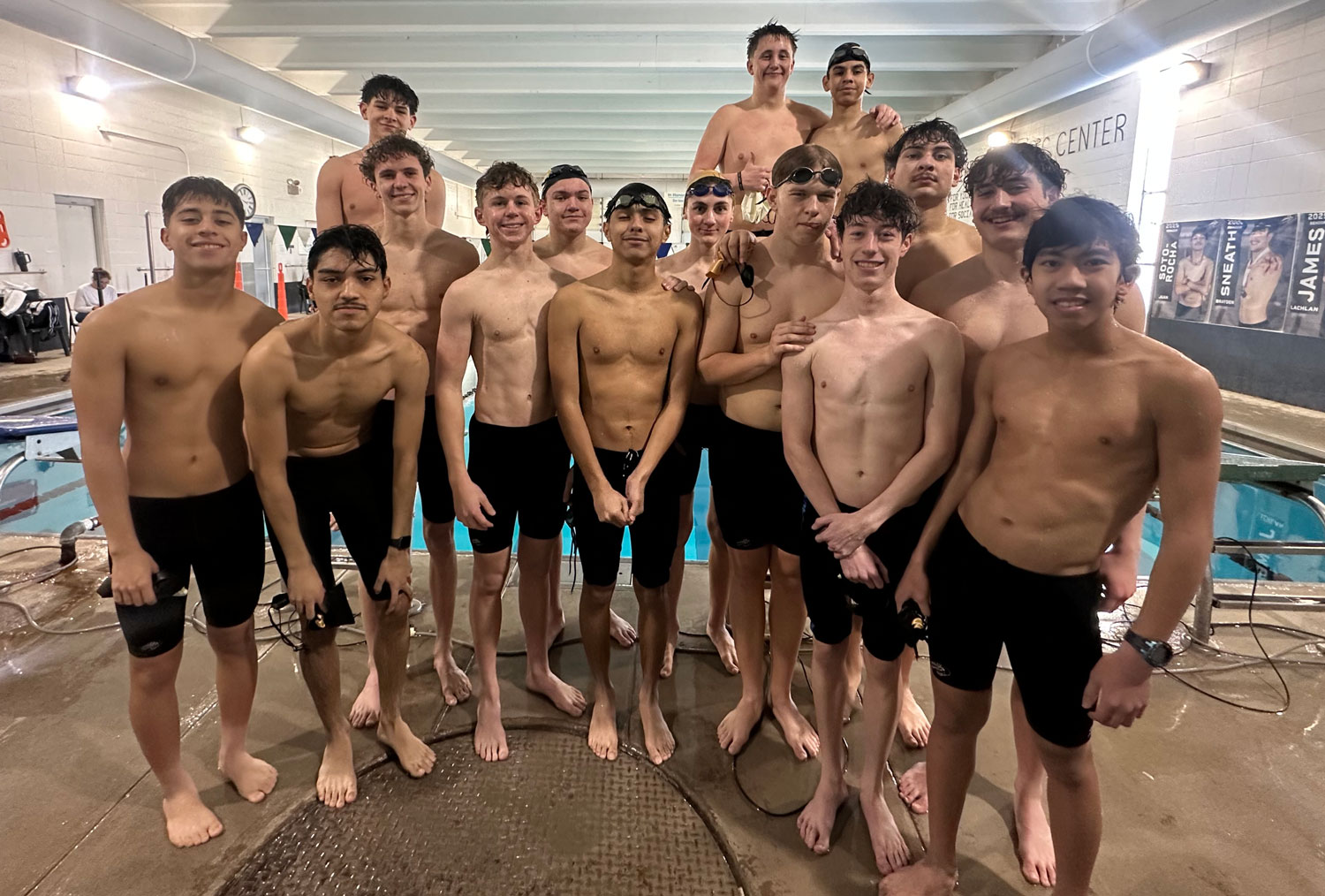 Buffs’ swimmers make it a trifecta in WAC meet