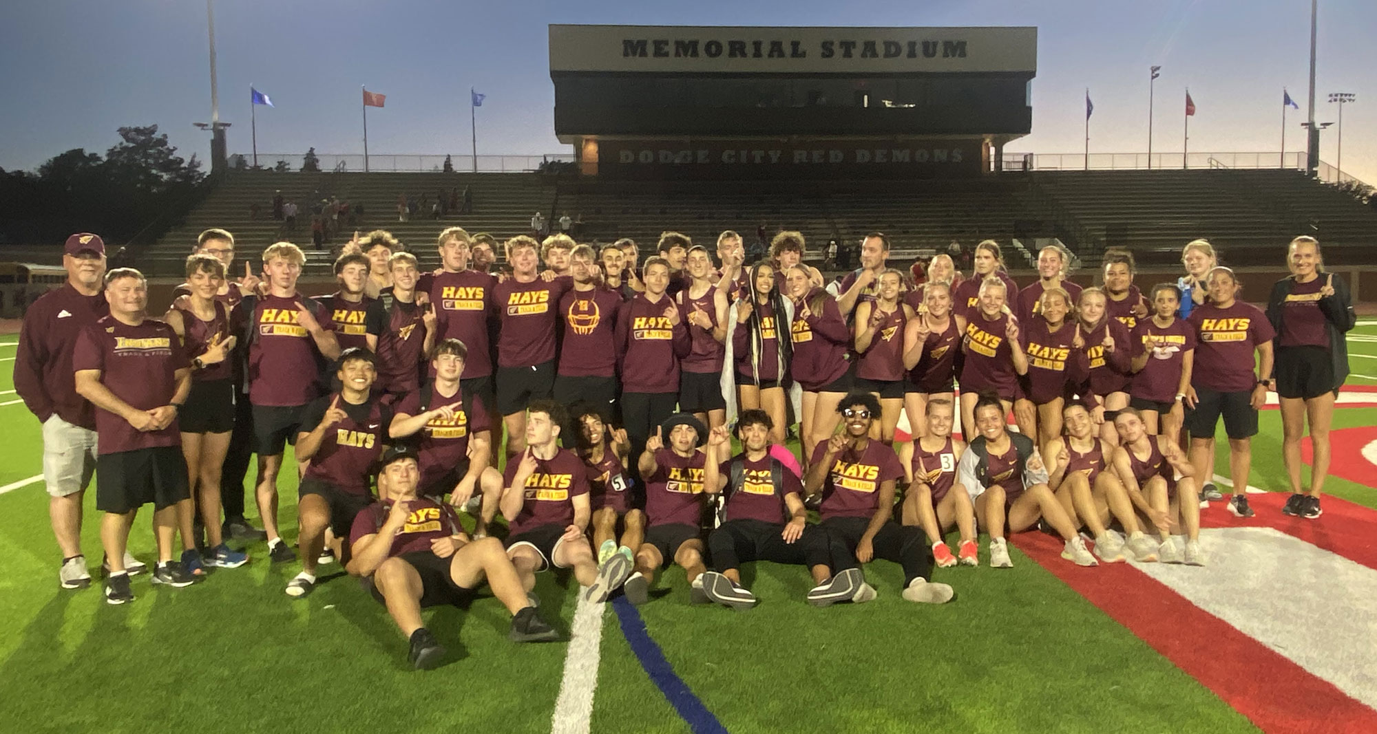 Hays girls claim WAC track title for first time in 20 years